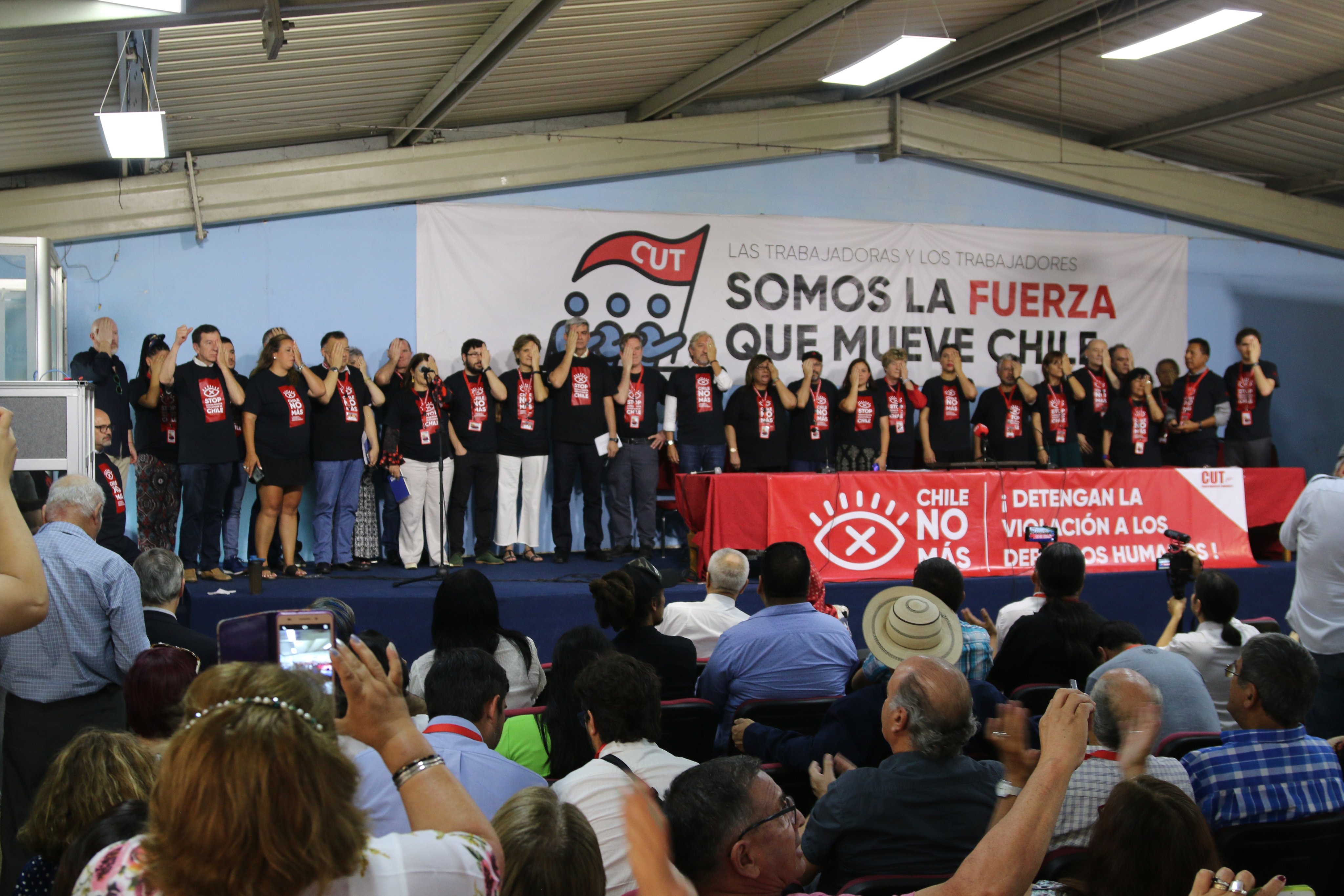 ELA en el Congreso de la CUT de Chile — ELA Sindikatua